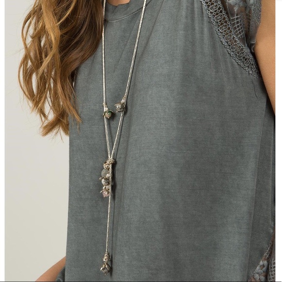 POL | Jewelry | Pol Ball Barrel Drop Chain Necklace | Poshmark